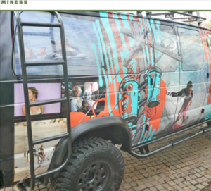 1992+ Ford E-Series Side Ladder - Country Offroad
